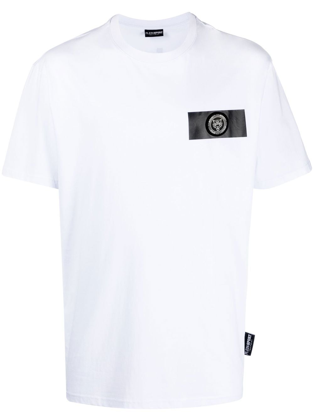 PLEIN SPORT logo-patch short-sleeved t-shirt
