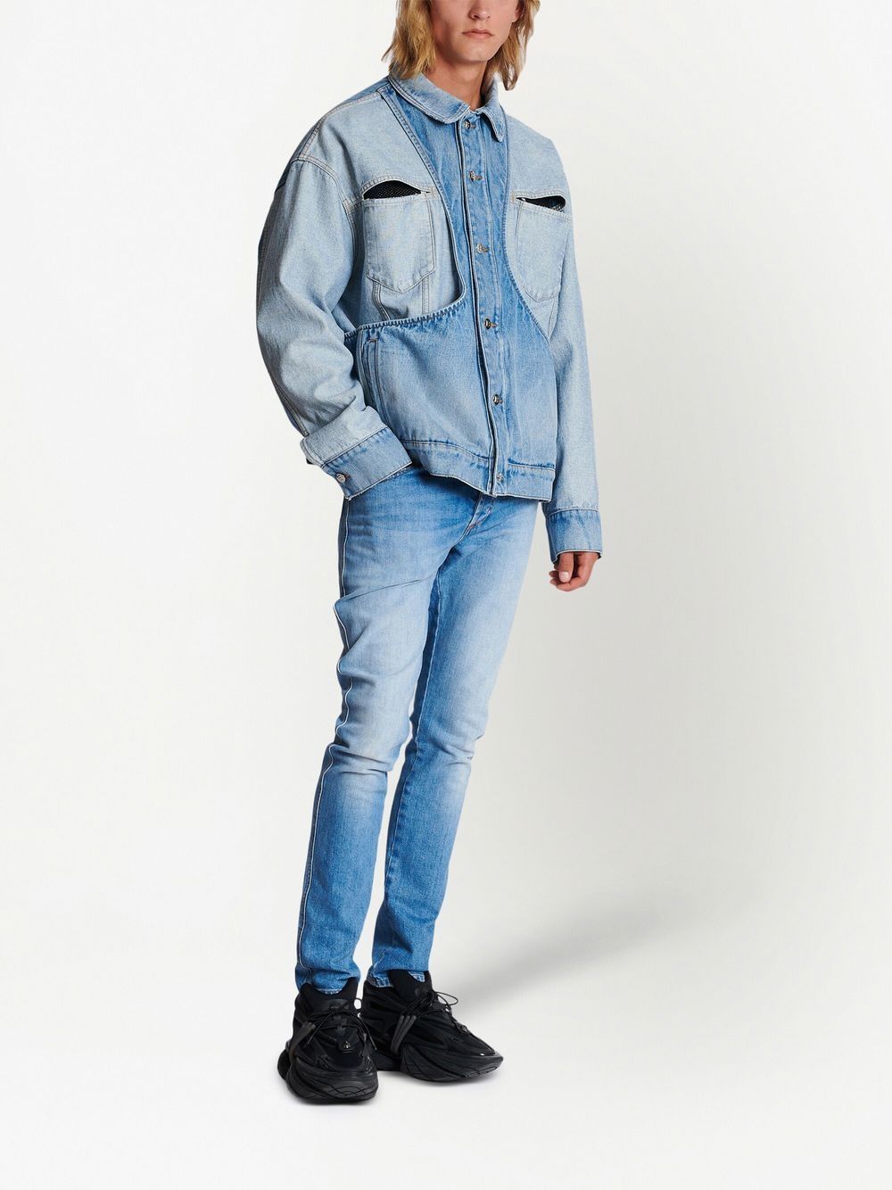 BALMAIN Balmain Panelled Denim Jacket