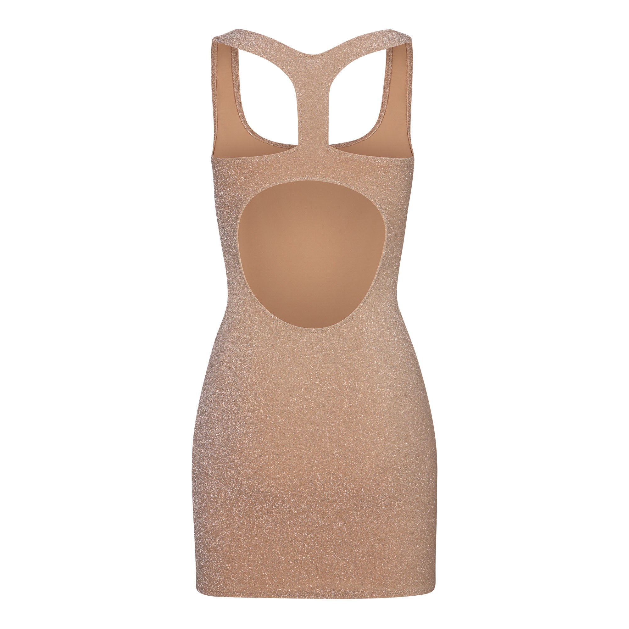skims metallic dress SKIMS Fits everybody mini dress in metallic