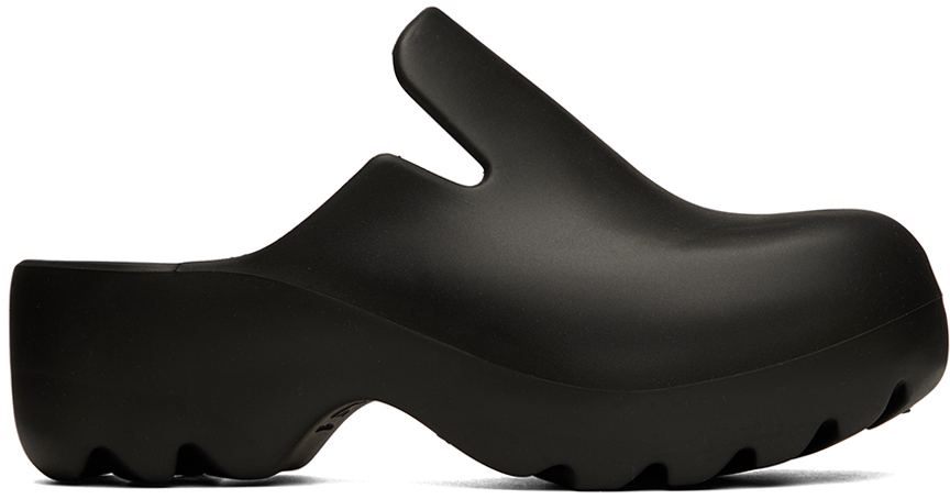 Bottega Veneta Flash Clogs 1000 Black Editorialist