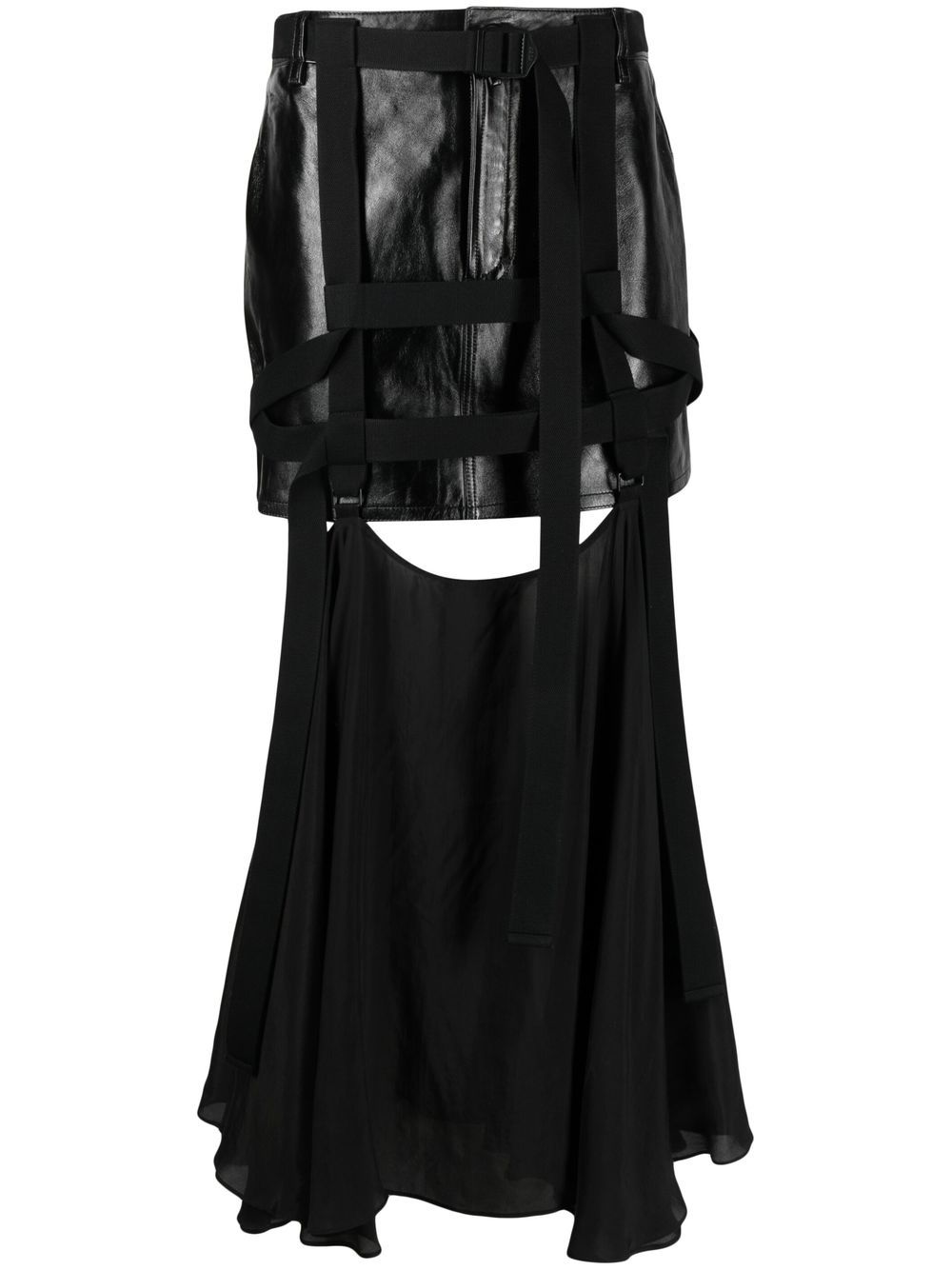 MUGLER Mugler Asymmetrical Cut-Out Top