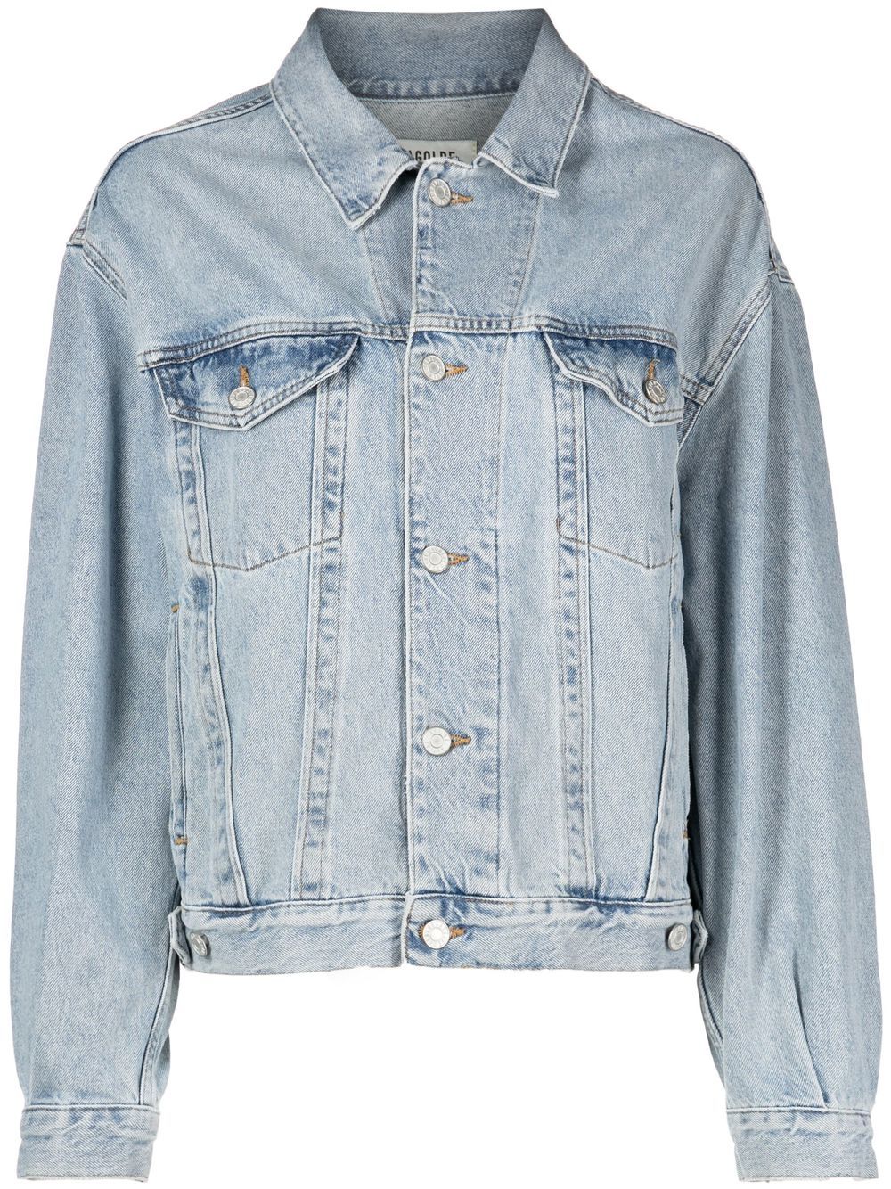 Agolde Dalton Denim Jacket Blue Editorialist