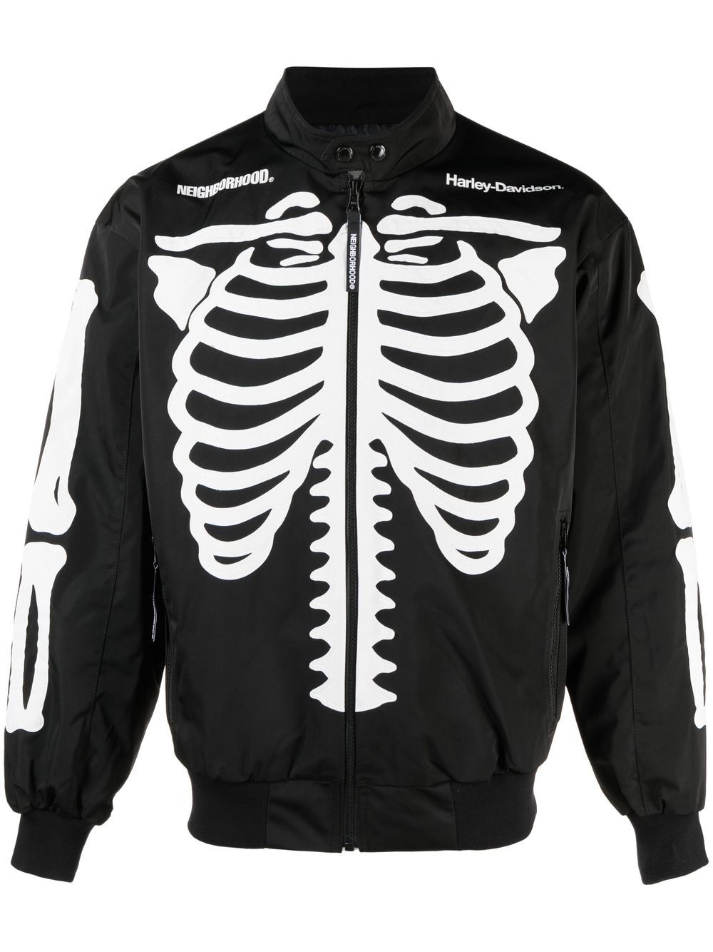 Neighborhood X Harley Davidon Bomber Jacket In Black - 14% Off