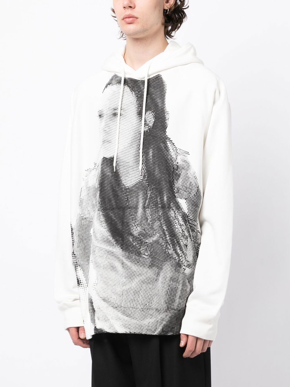 Takahiromiyashita Thesoloist. Graphic-Print Hoodie - White - 40
