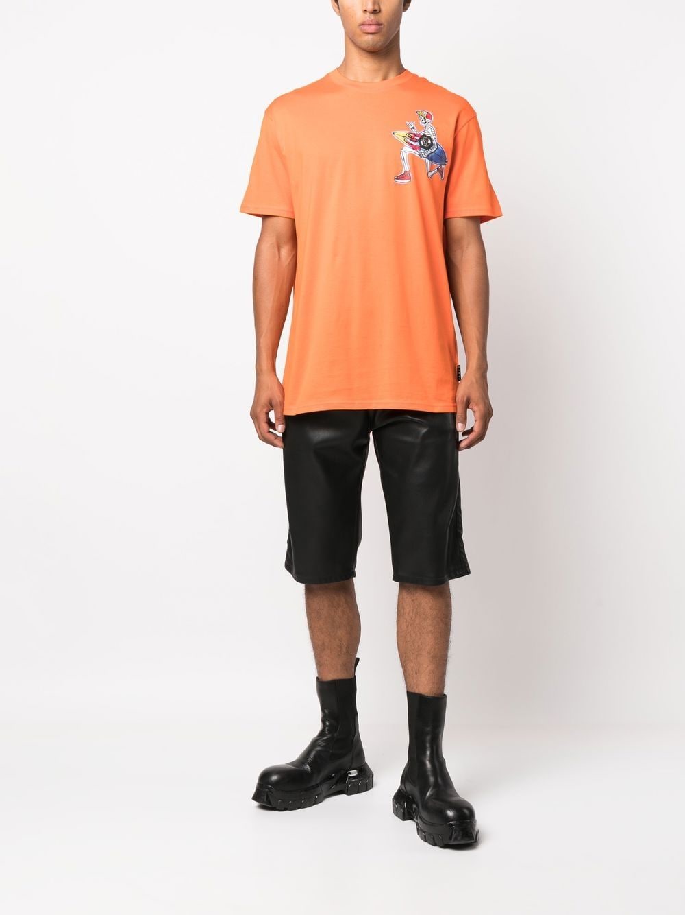 PHILIPP PLEIN hawaii graphic-print cotton t-shirt