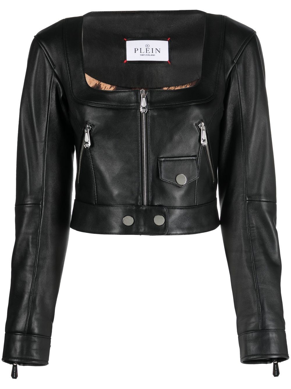 PHILIPP PLEIN Philipp Plein Zip-Fastening Leather Jacket