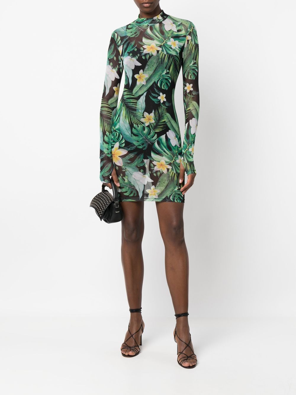 PHILIPP PLEIN Philipp Plein Graphic-Print Mini Dress