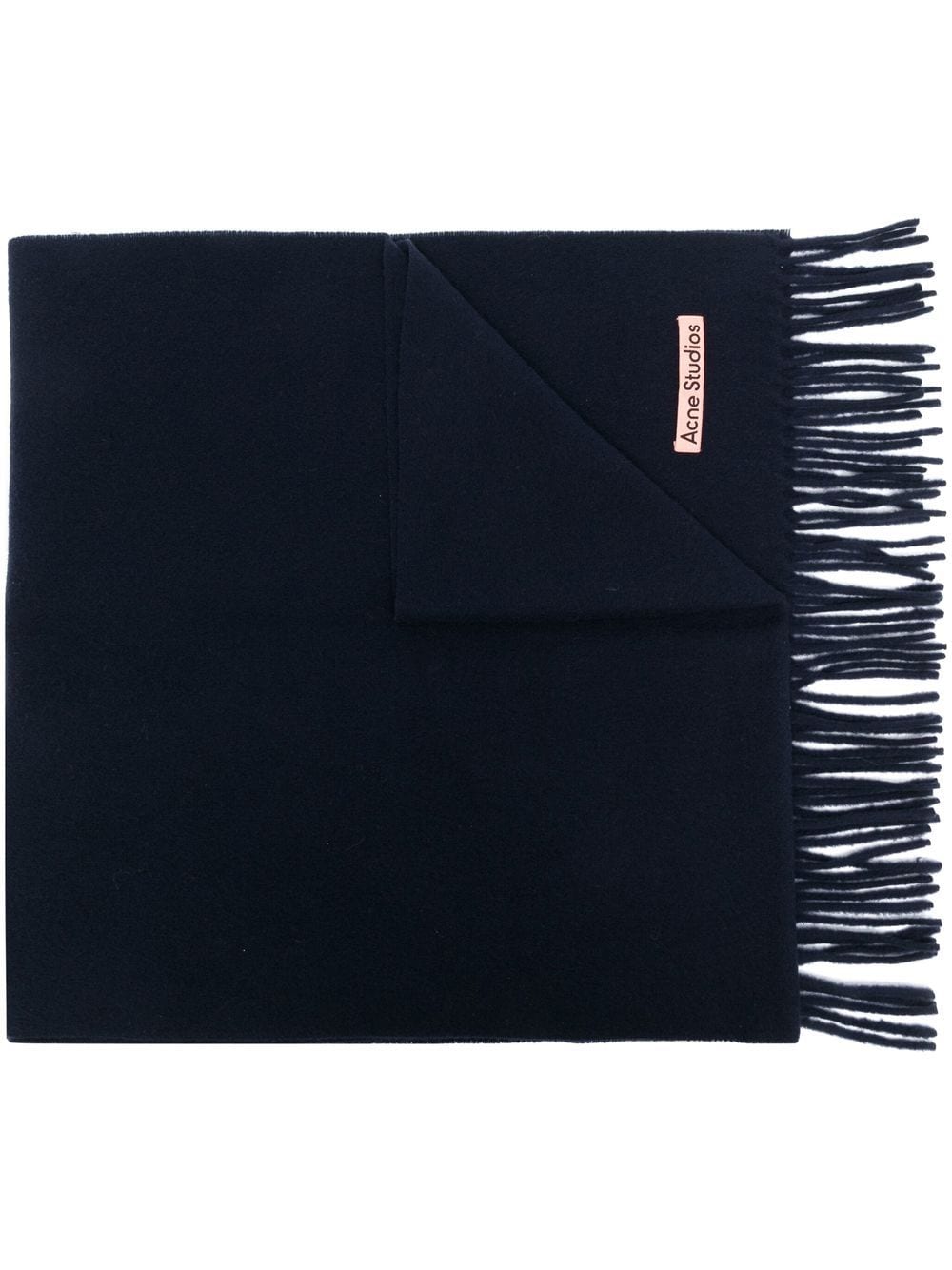 ACNE STUDIOS fringe wool scarf