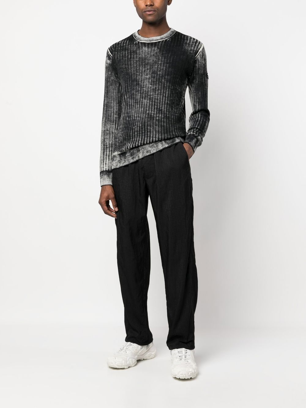 Diesel K-Andelero Ribbed-Knit Jumper - Yellow | Editorialist
