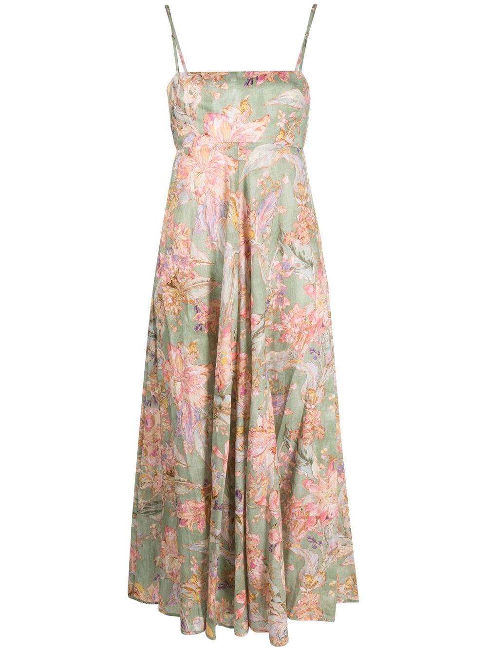 Zimmermann Cira Bandeau Midi Dress In Green - 10% Off | Editorialist Zimmermann Cira Bandeau Midi Dress In Green - 10% Off | Editorialist