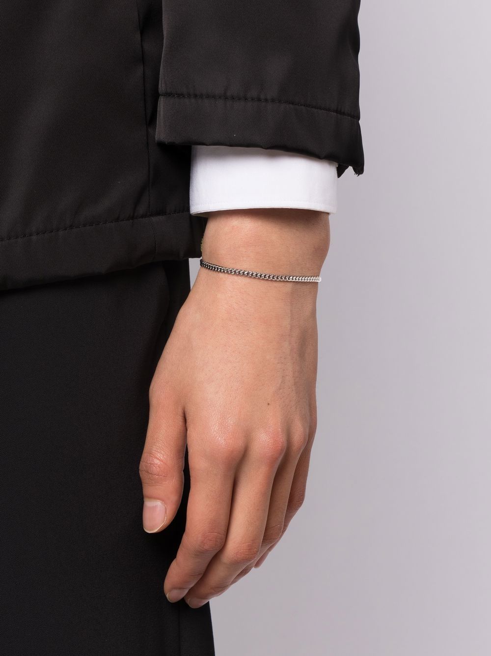 Tom Wood Curb M Bracelet - Silver | Editorialist