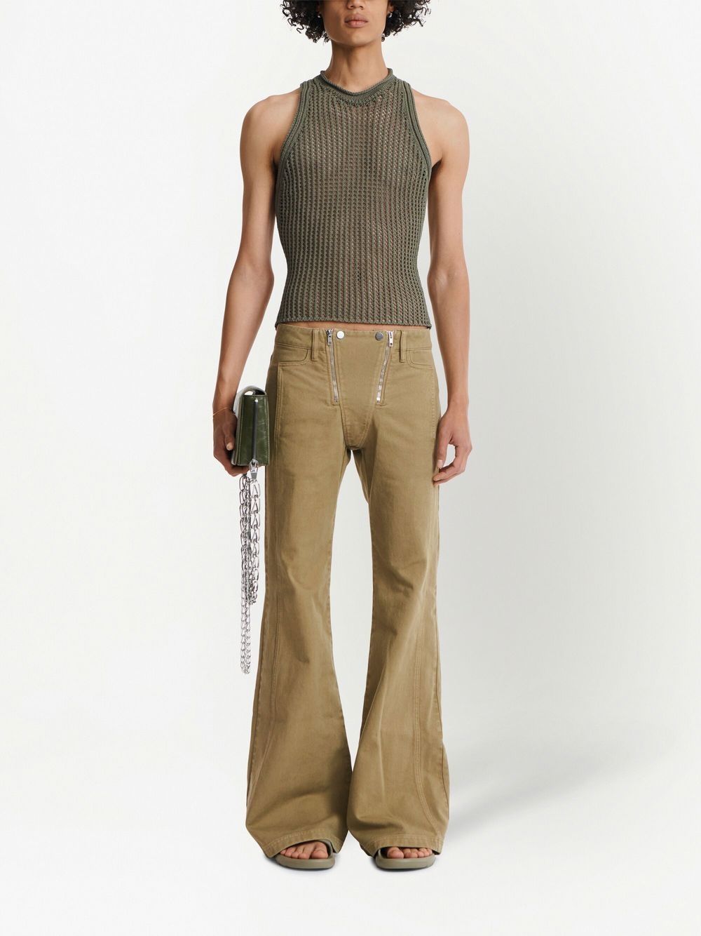 DION LEE Dion Lee Grid Mesh Tank Top