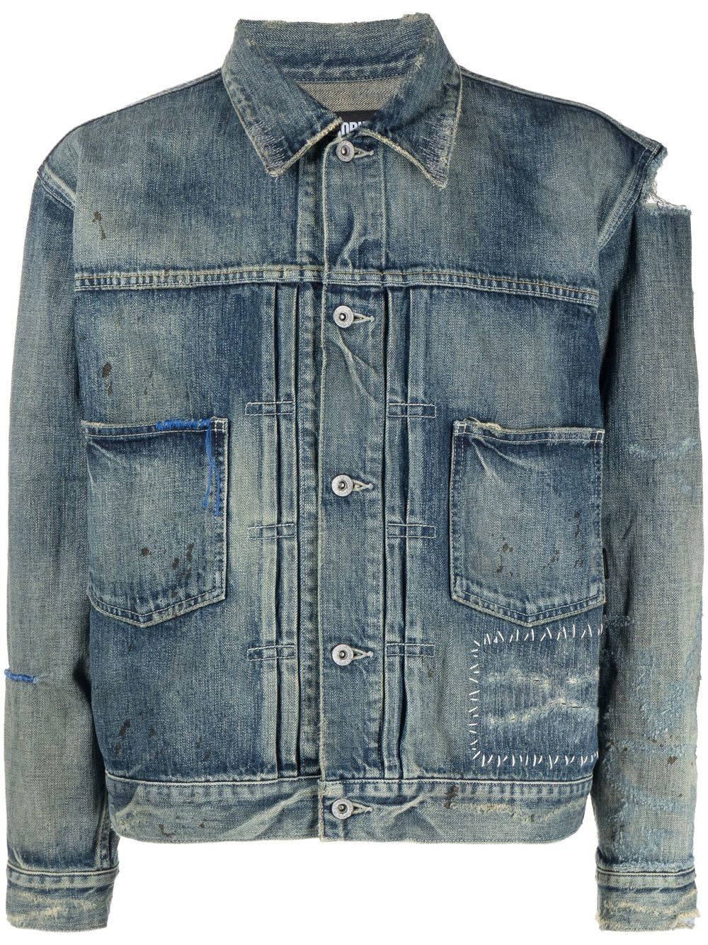 NEIGHBORHOOD Neighborhood Distressed Denim Jacket