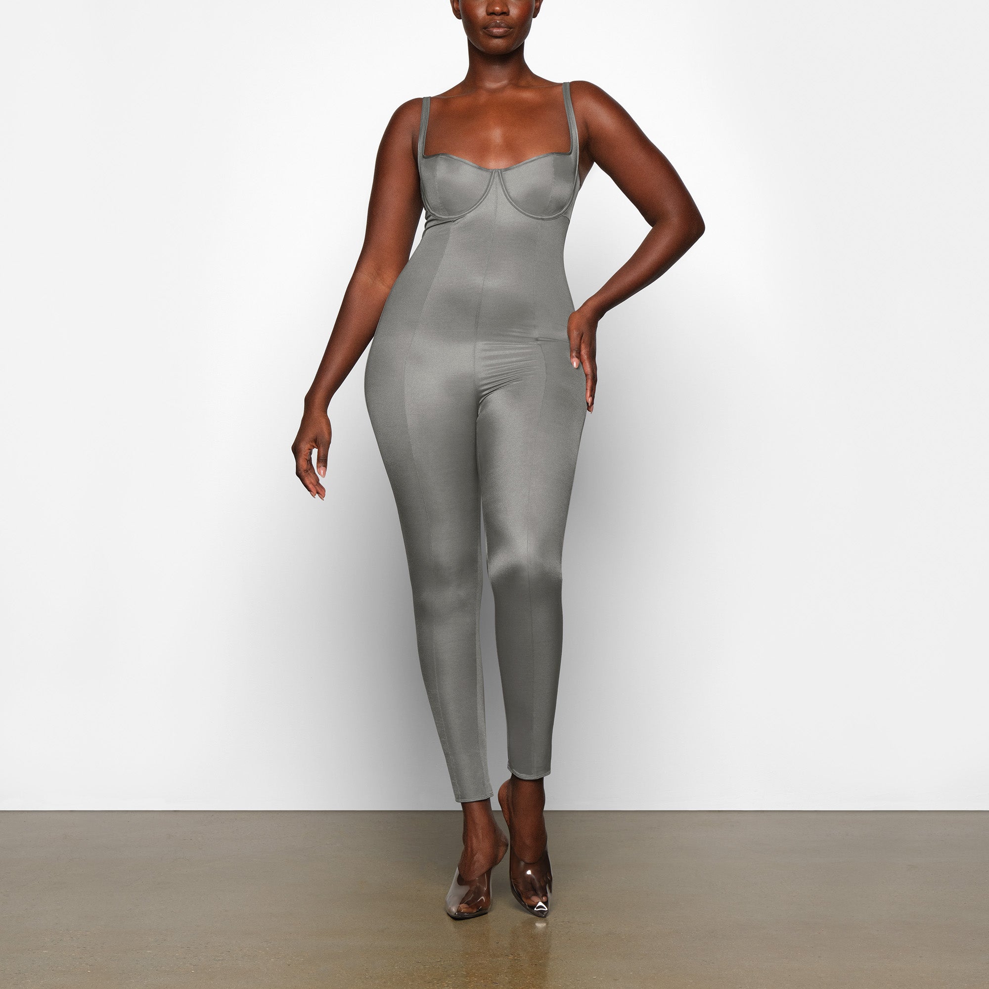 Skims Glissenette Catsuit - Thunder | Editorialist