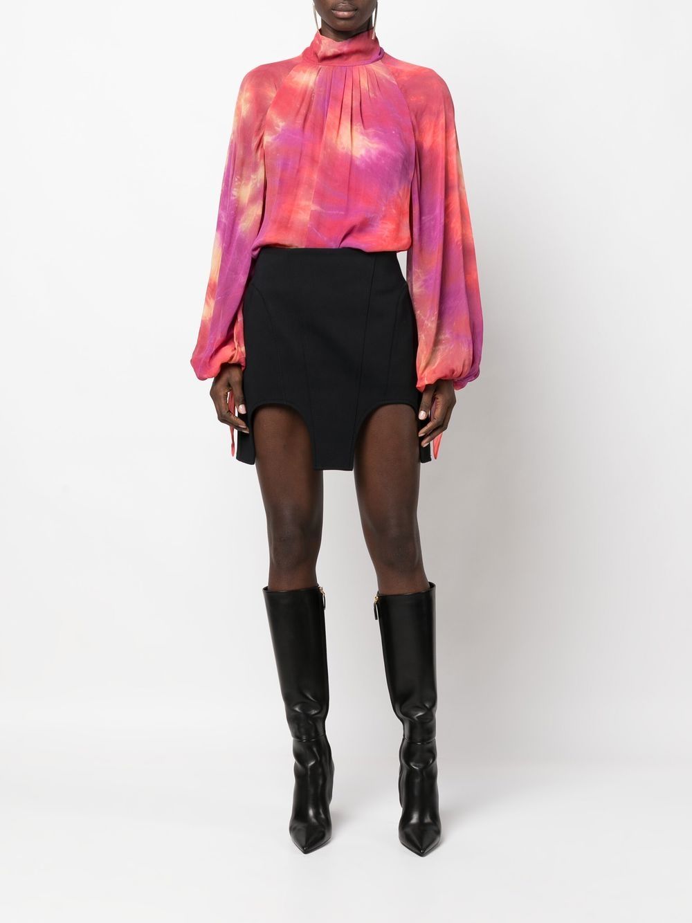 ROBERTO CAVALLI Roberto Cavalli Tie-Dye Blouse