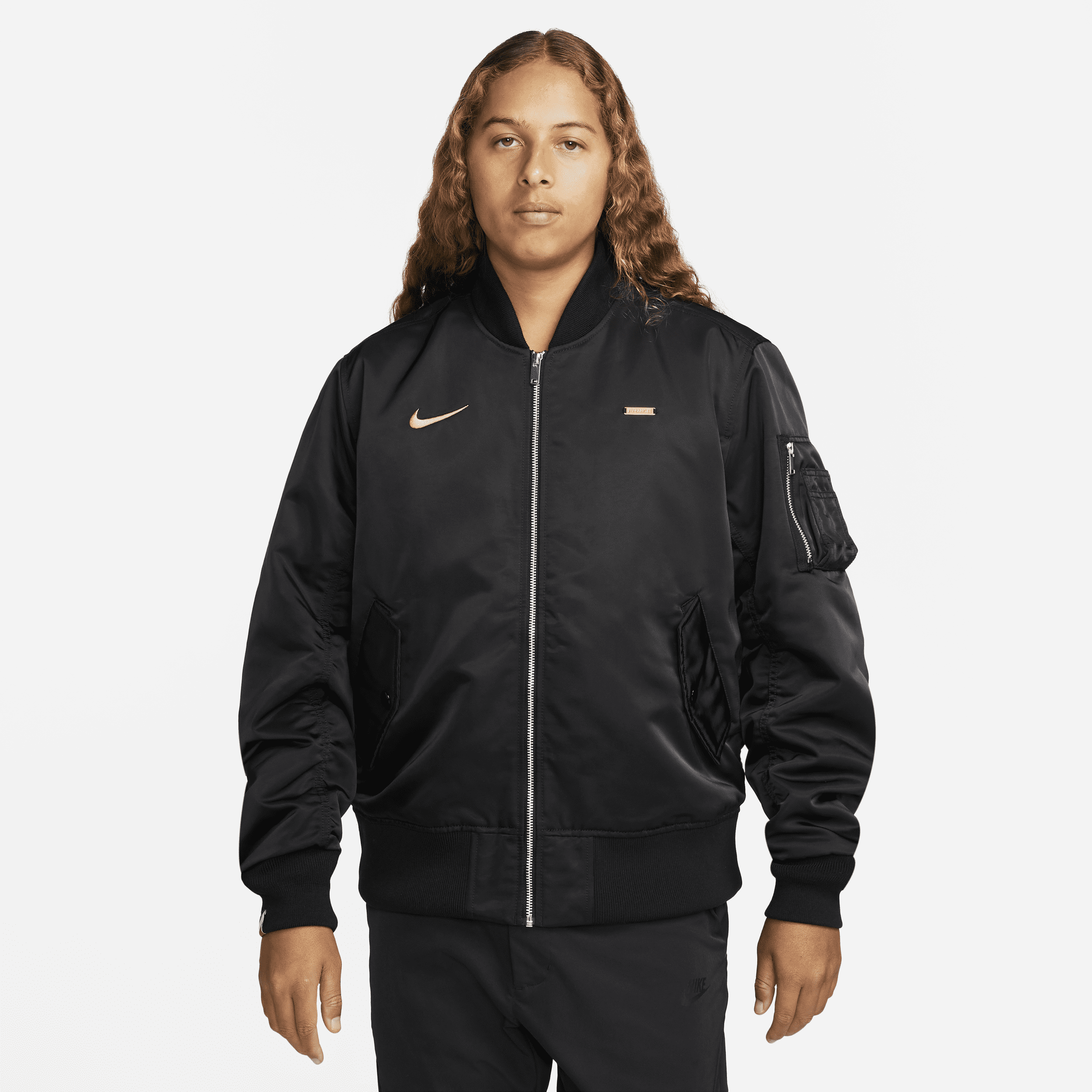 Nike Fff Punk Bomber Jacket - Black | Editorialist