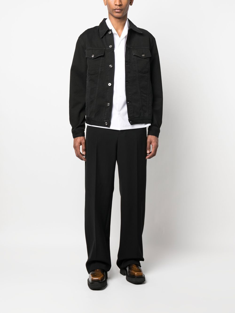 OFF-WHITE Long-Sleeve Denim Jacket