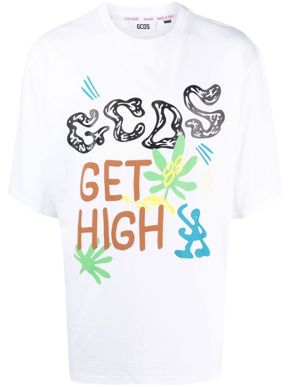 GCDS logo-print short-sleeve t-shirt