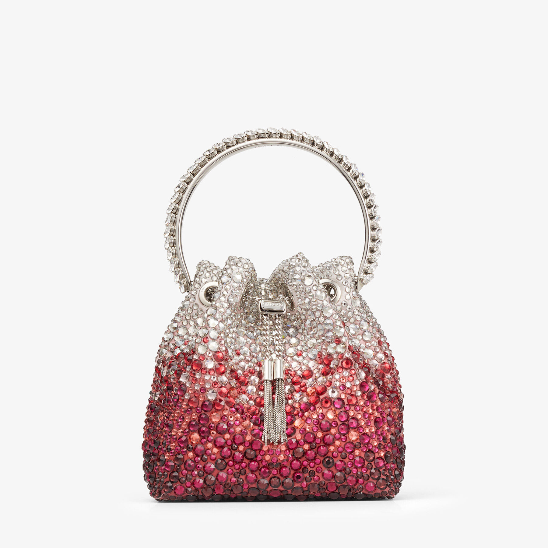 JIMMY CHOO 世界限定10個 パーティーバッグ 2 of 10 Jimmy Choo Bon Bon Handbag - Silver/Red | Editorialist