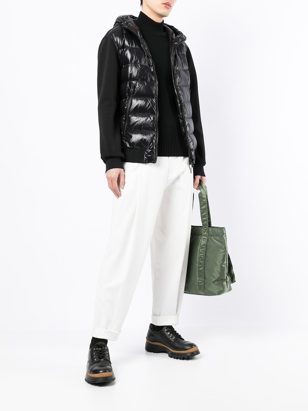 MACKAGE Quilted-Panel Hooded Jacket