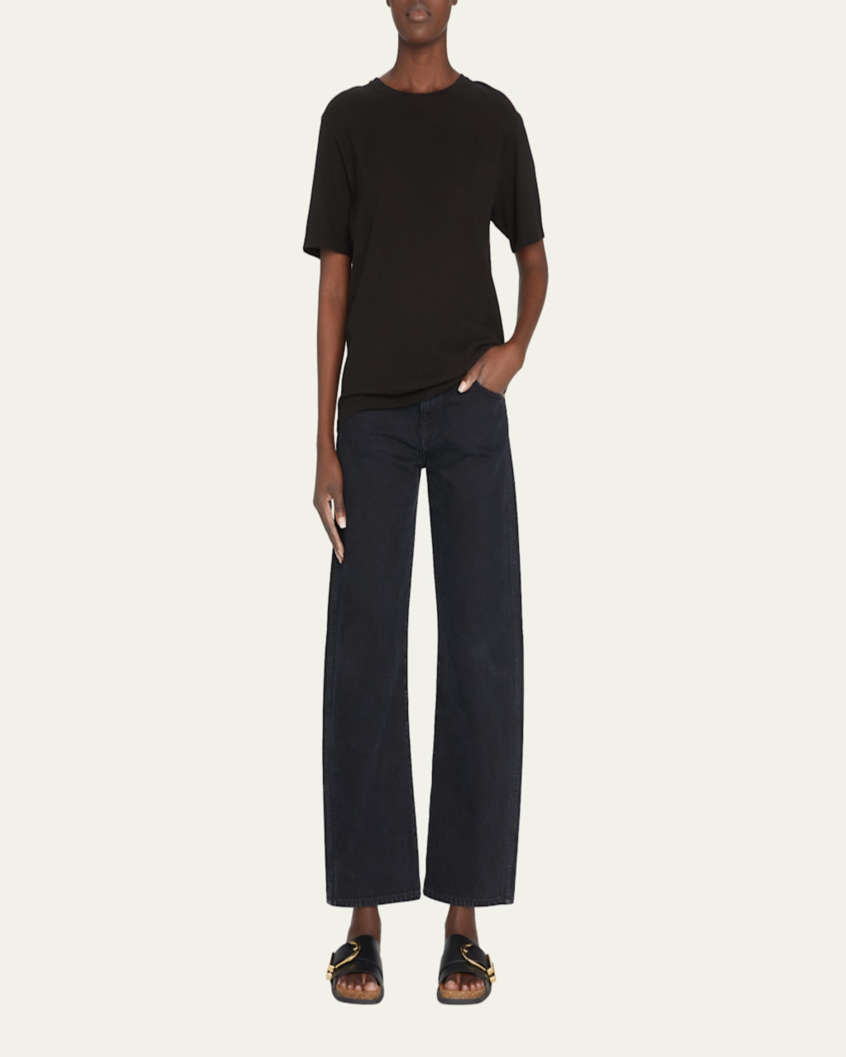 KHAITE Khaite Mae Short Sleeve T-Shirt