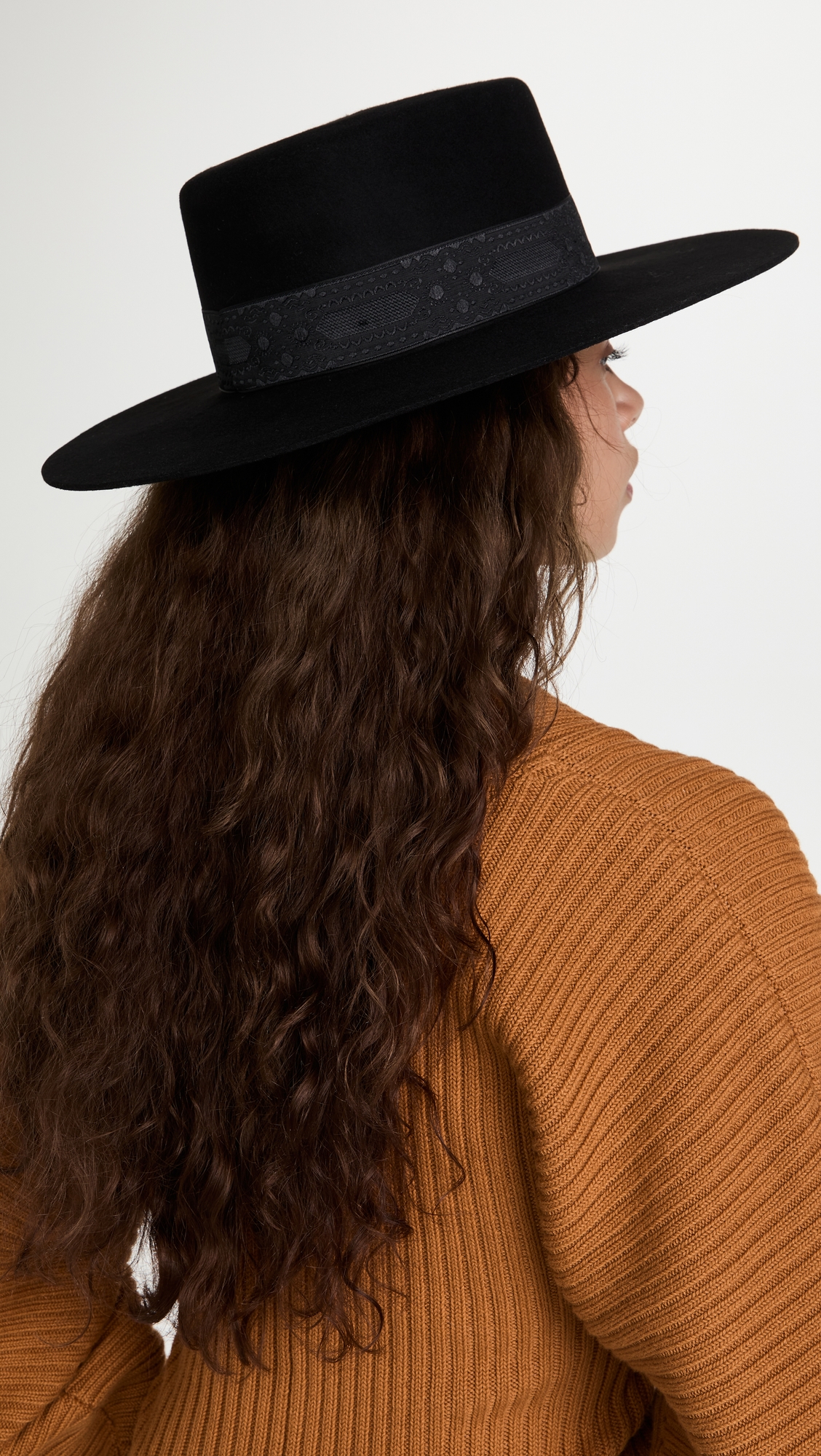Lack Of Color The Sierra Wide Brim Hat In Black - 40% Off  display picture 2