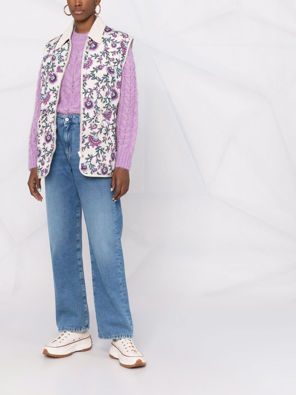 ISABEL MARANT ÉTOILE ISABEL MARANT Floral-Print Gilet