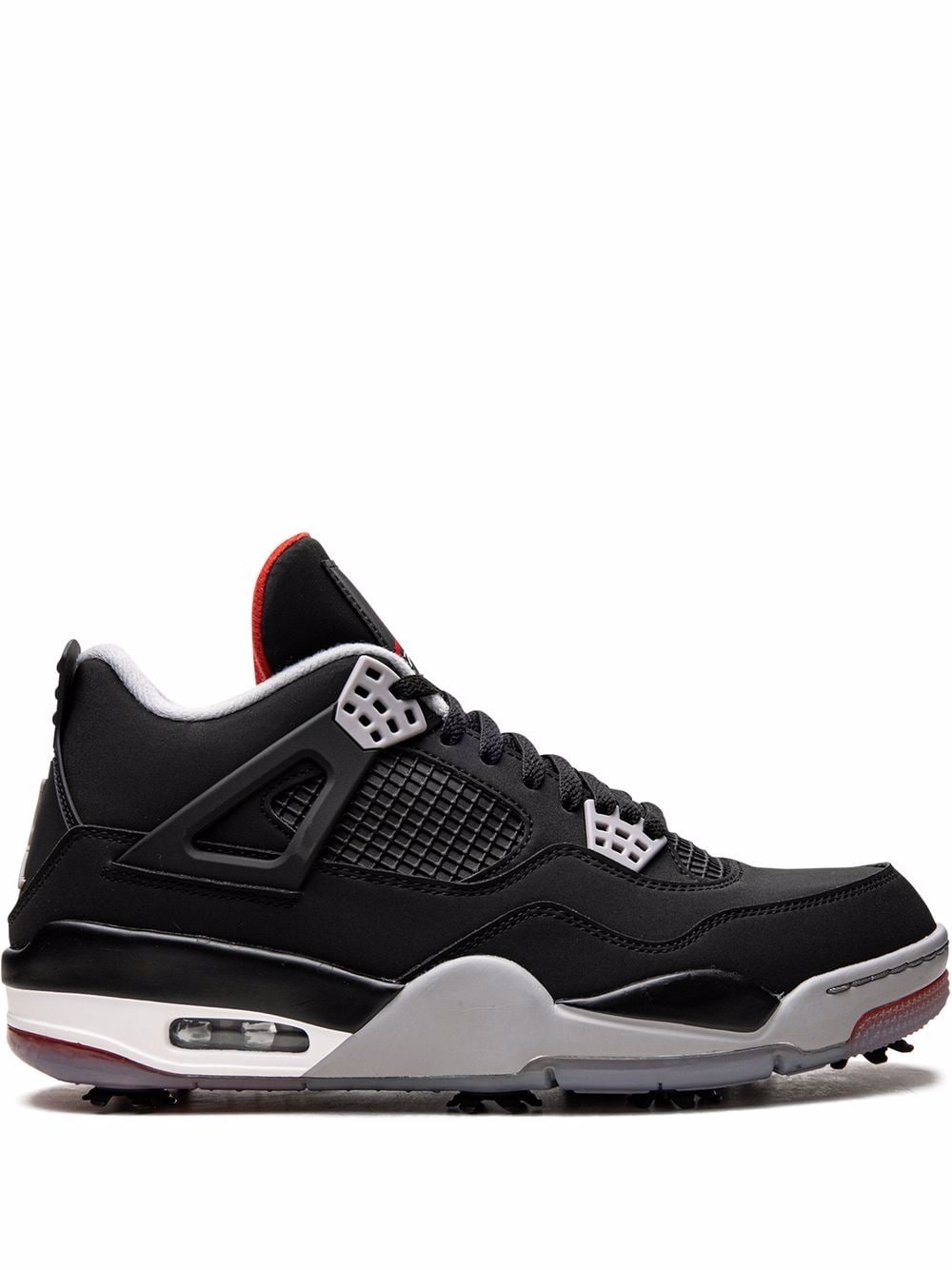 Jordan Air 4 Golf Bred Sneakers - Black - 43% Off | Editorialist