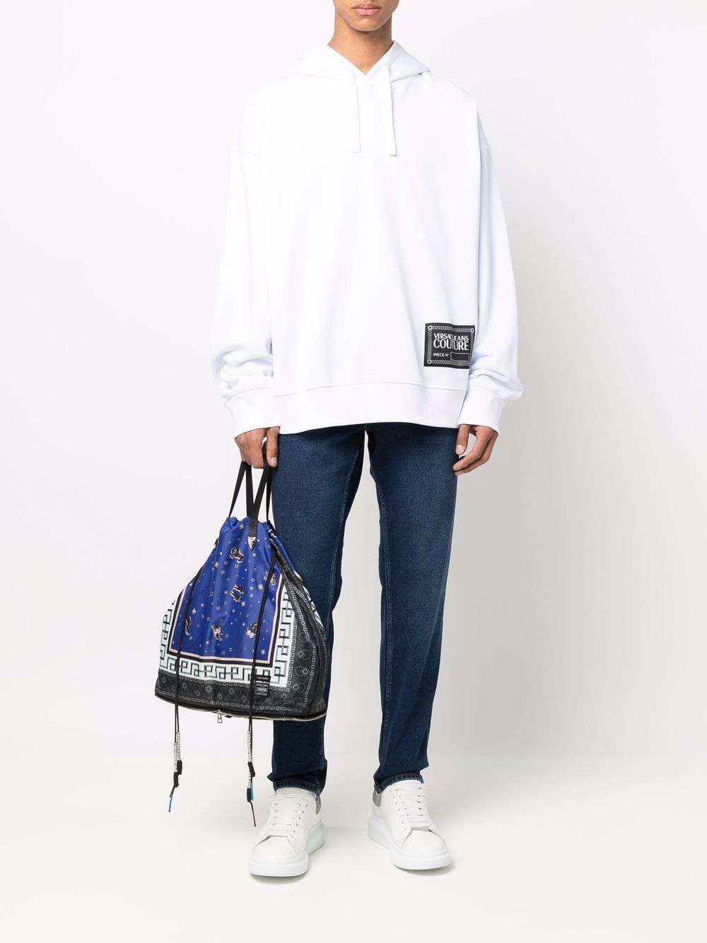VERSACE Versace Jeans Couture Straight-Leg Cotton-Blend Jeans