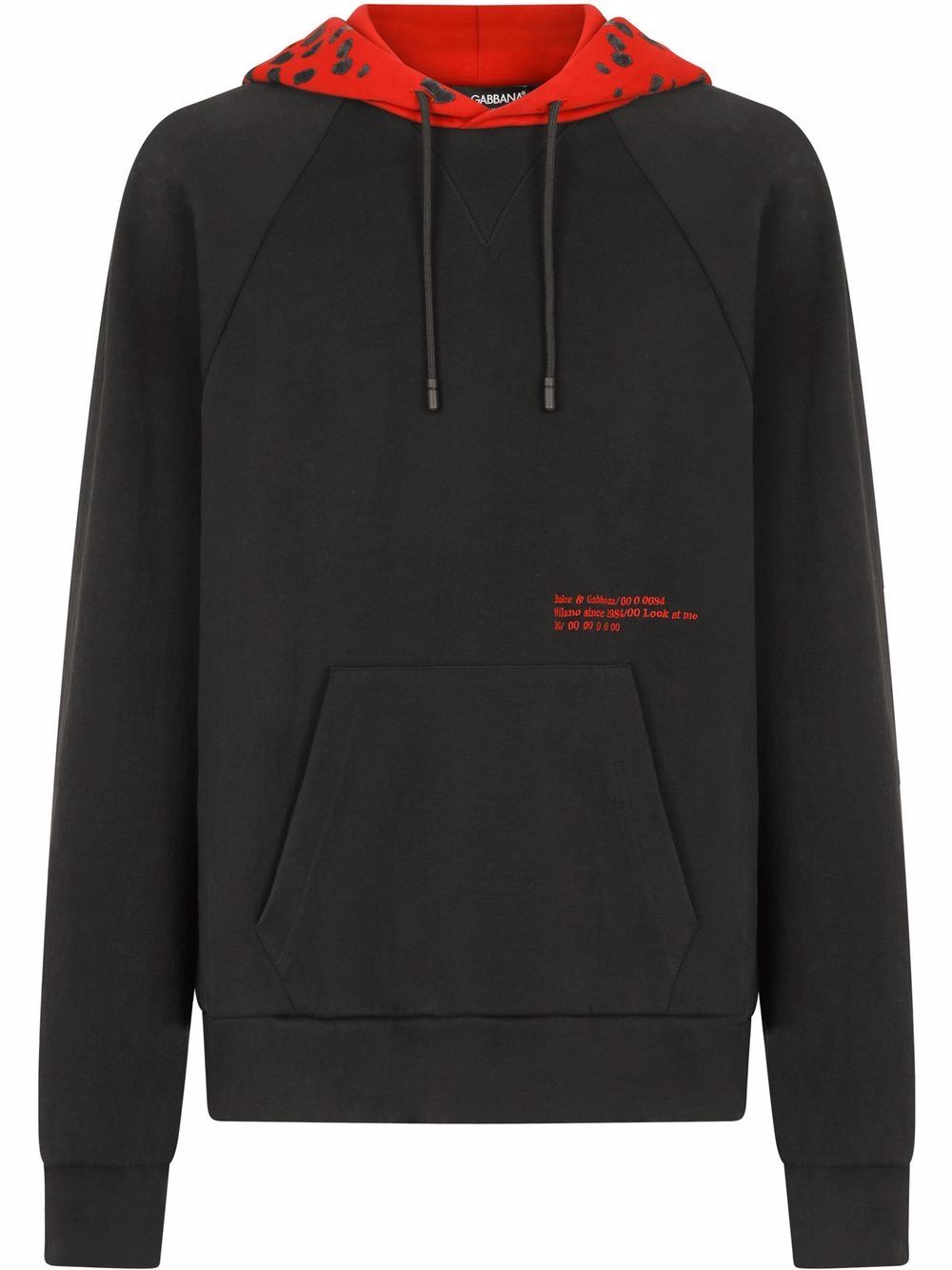 Dolce & Gabbana Leopard-hood Hoodie - Black | Editorialist