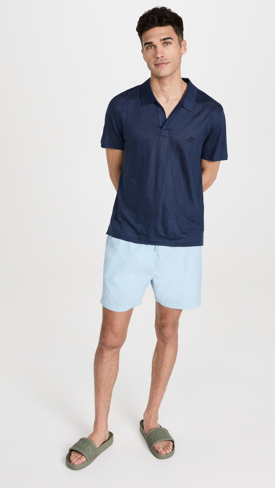 VILEBREQUIN linen pyramid polo shirt