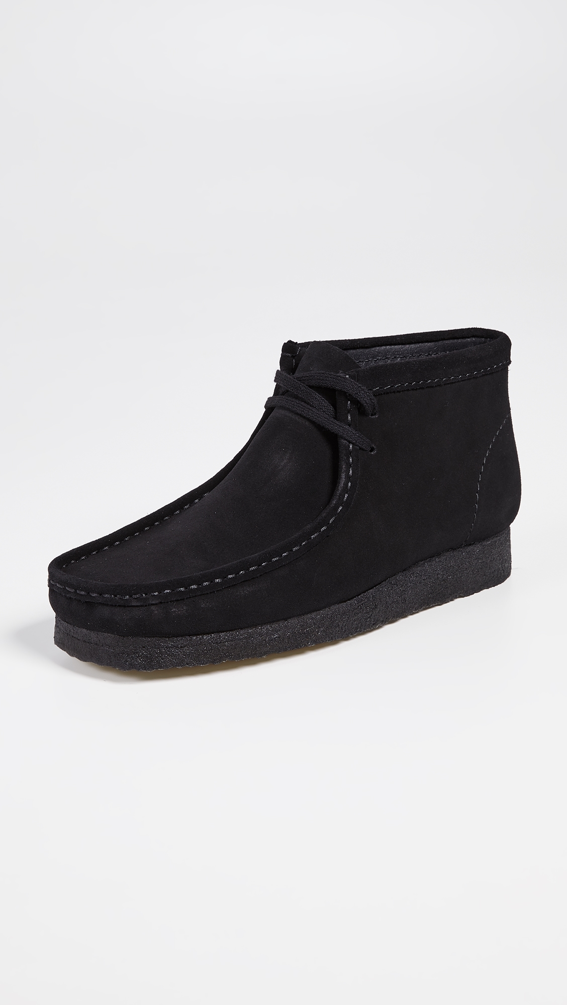 Buy Clarks Wallabee Boot Gtx - Black Suede At 40% Off | Editorialist