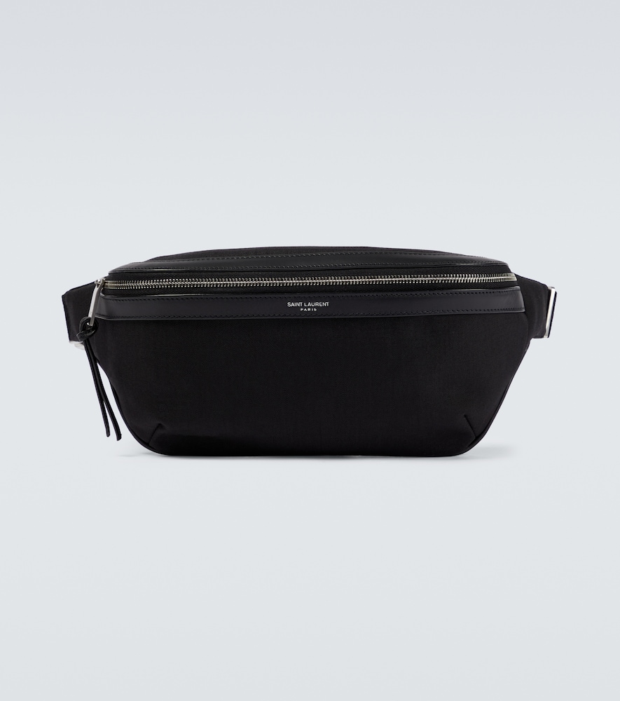 SAINT LAURENT Saint Laurent Leather Trimmed Belt Bag