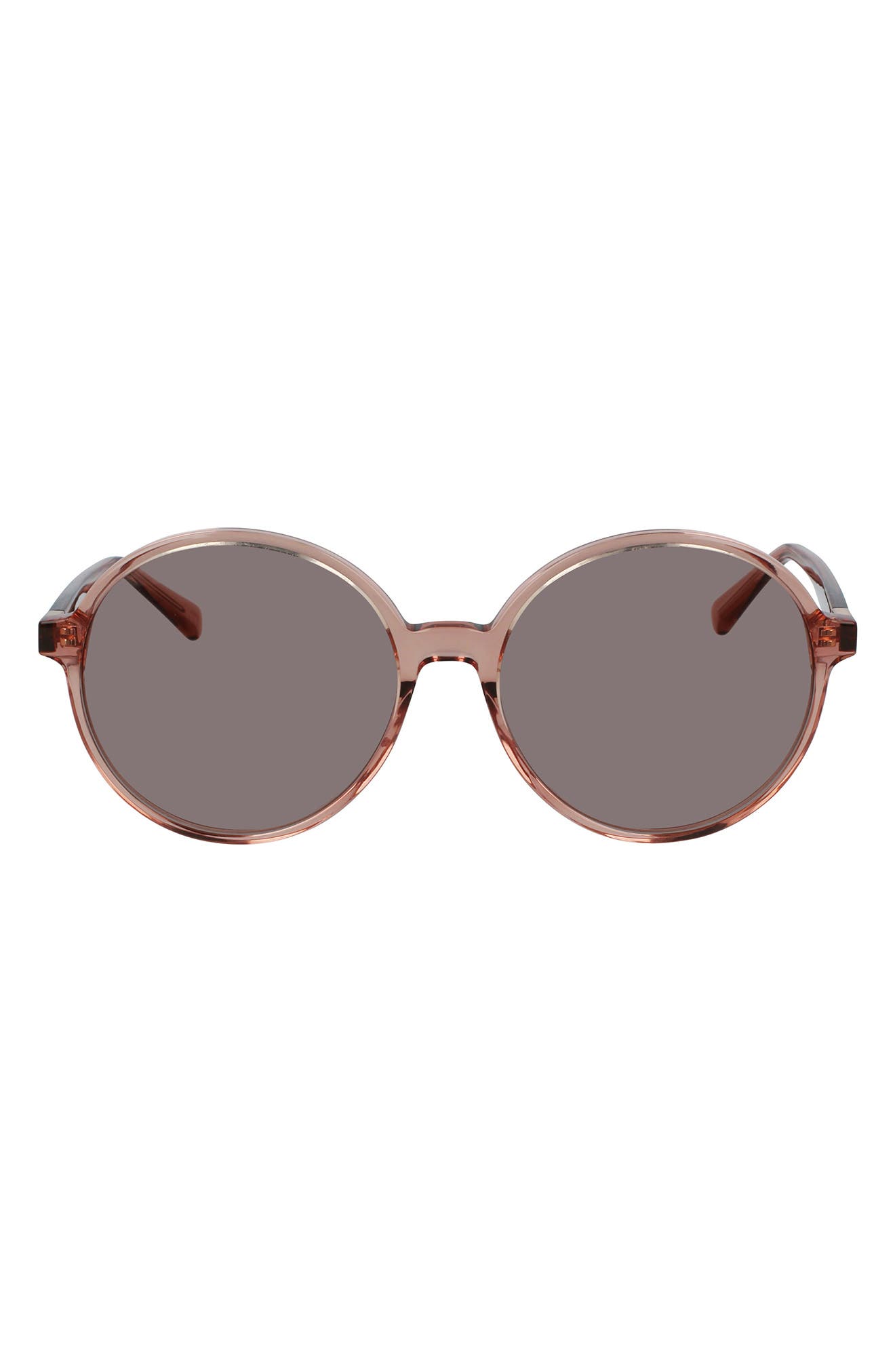 Longchamp Le Pilage 61mm Round Sunglasses - Nude | Editorialist display picture 1