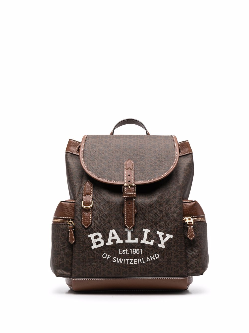 brown leather look backpack The Classic Backpack