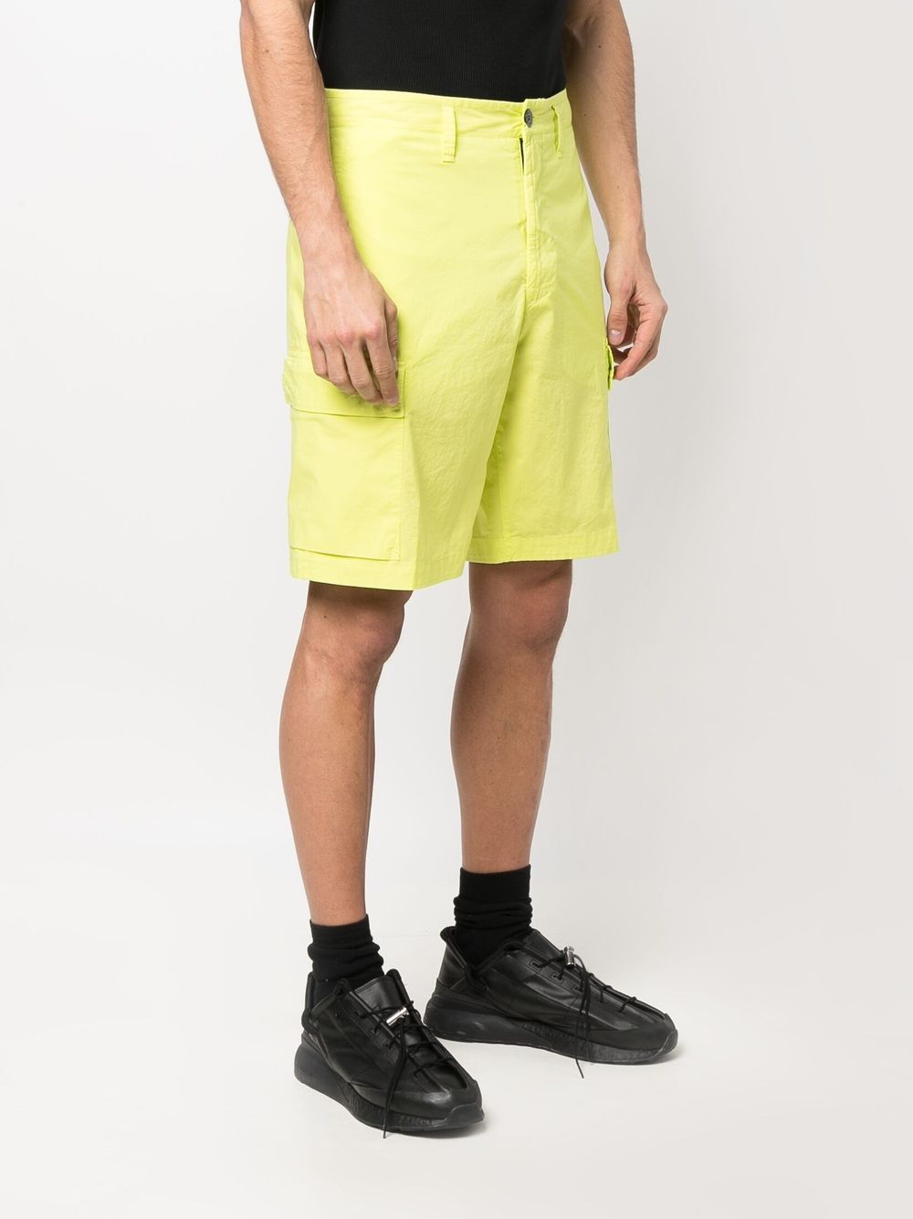 STONE ISLAND Stone Island Compass Logo-Patch Cargo Shorts