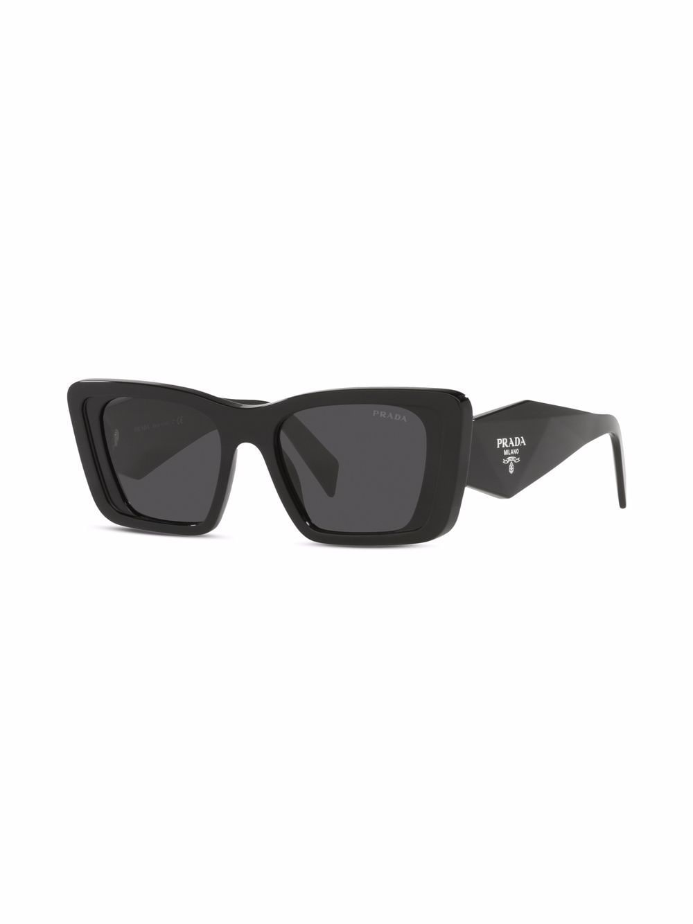 Prada Square Frame Sunglasses In Black - 18% Off | Editorialist display picture 2