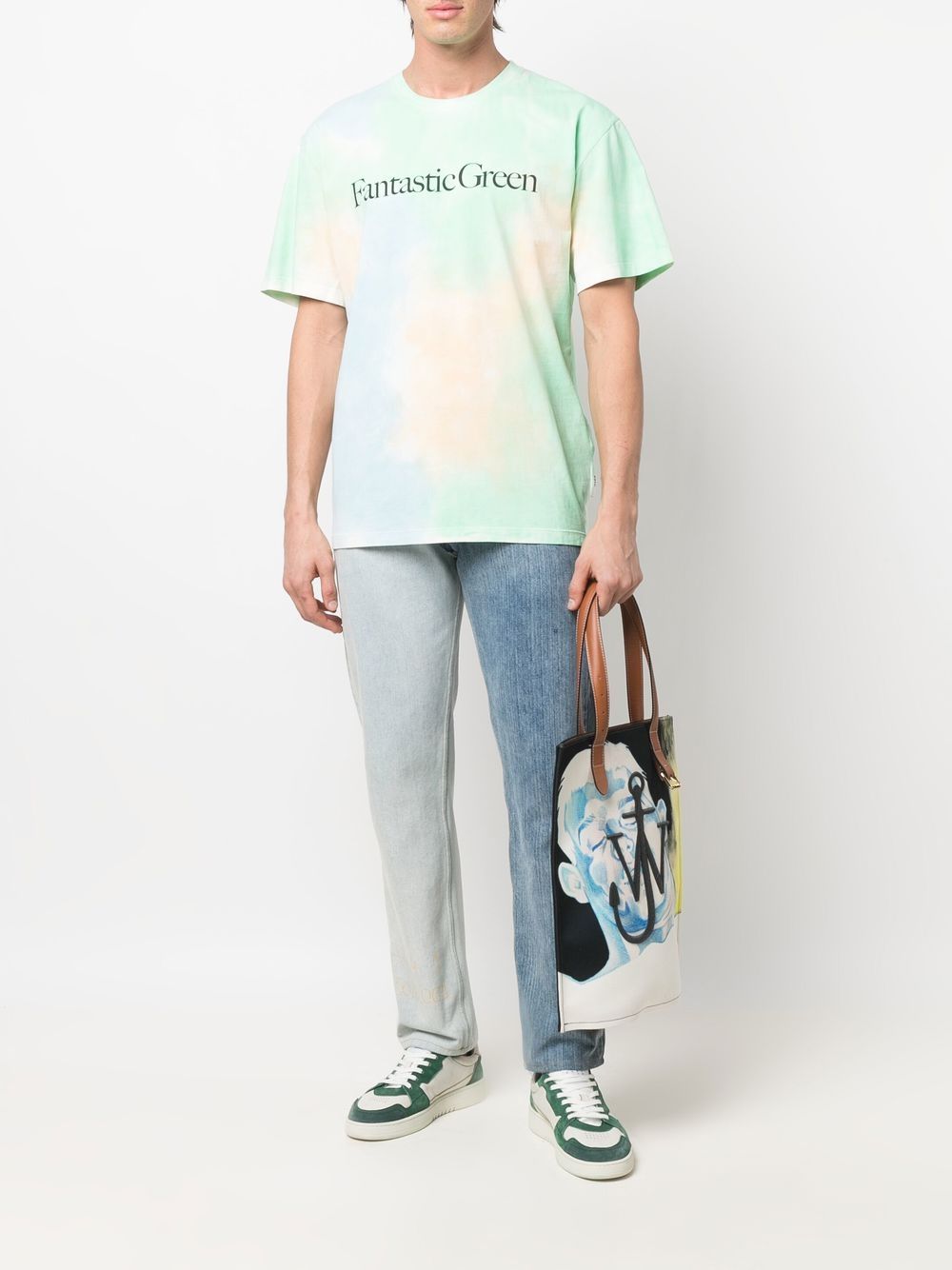 MSGM MSGM Organic Cotton Tie-Dye T-Shirt