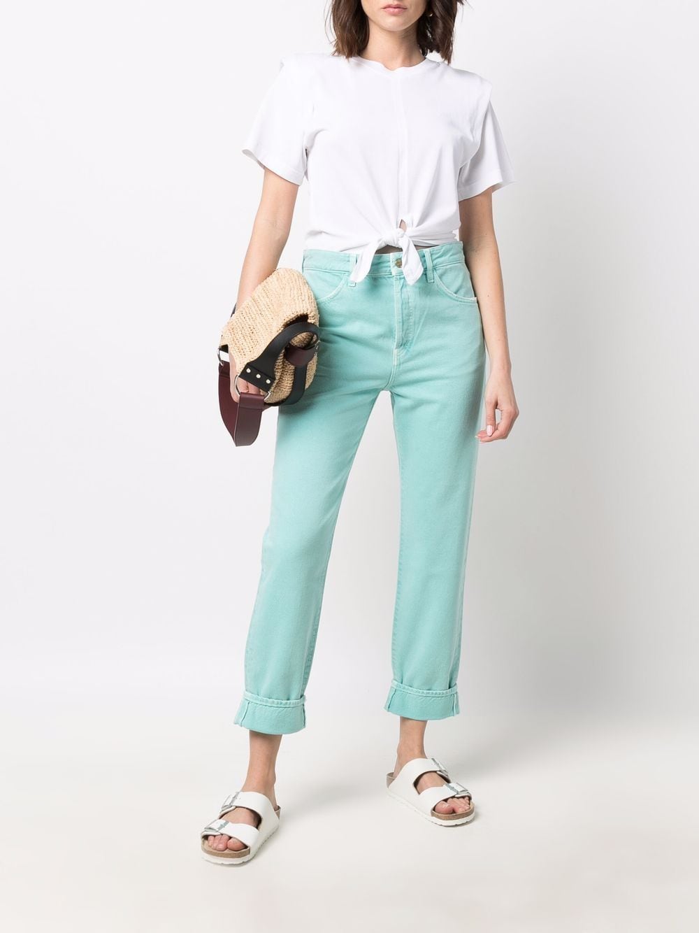 WASHINGTON DEE-CEE Logo Patch Straight-Leg Jeans