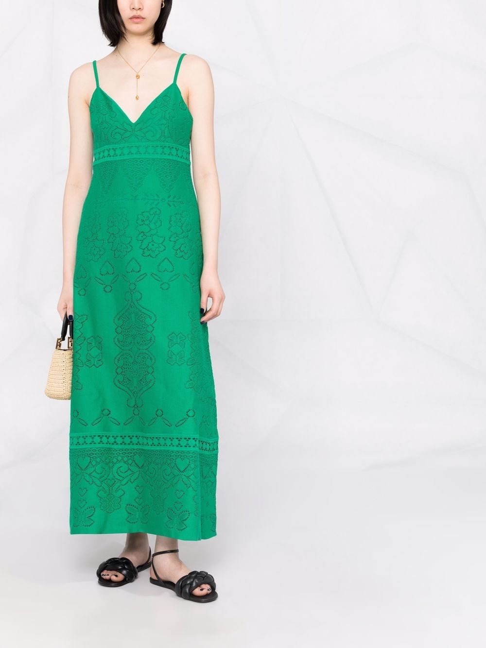 chinese dress ladies Valentino Wrap Stretchy Lace Dress – OutDazl main image 1
