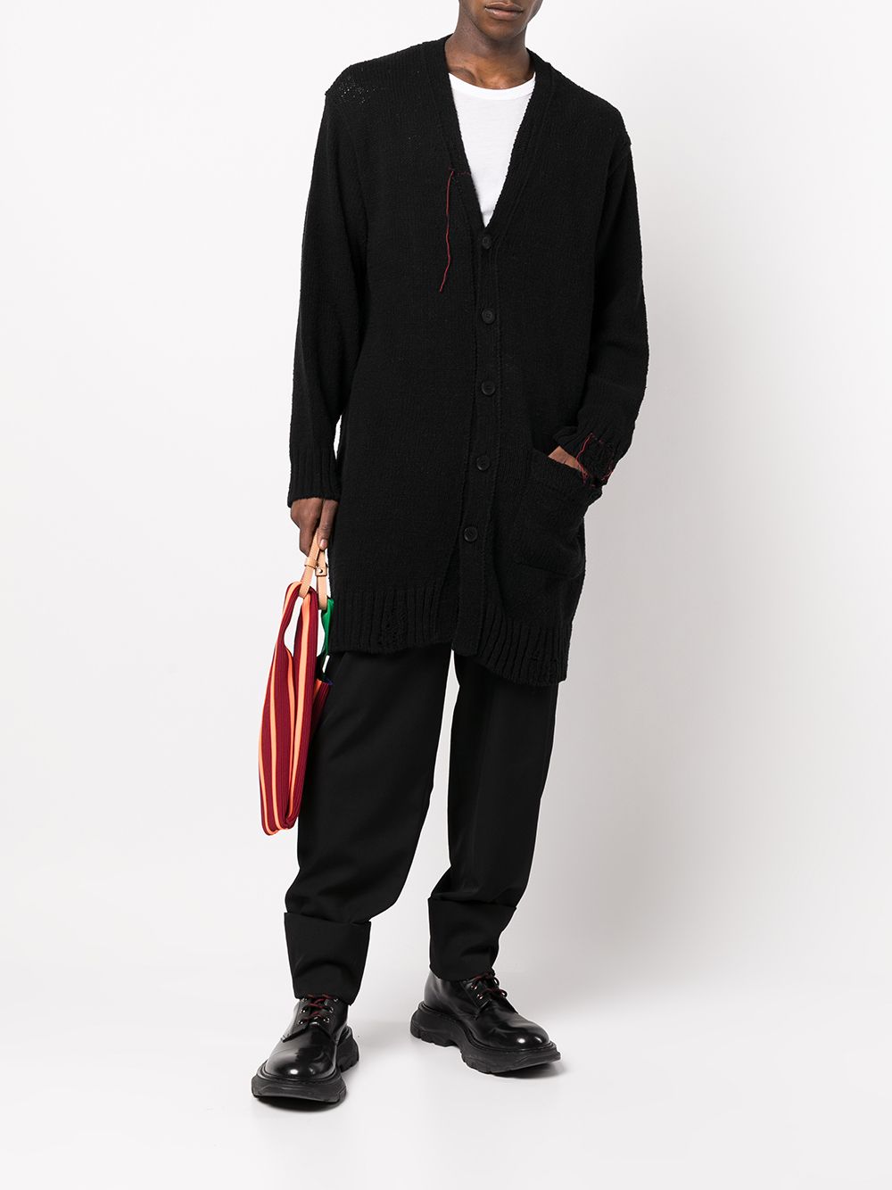 YOHJI YAMAMOTO Yohji Yamamoto Zip-Detail Tailored Trousers