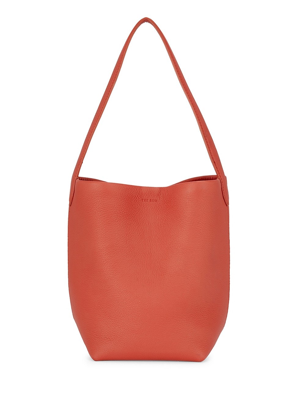 THE ROW Small N/s Park Leather Tote - Cinnamon | Editorialist
