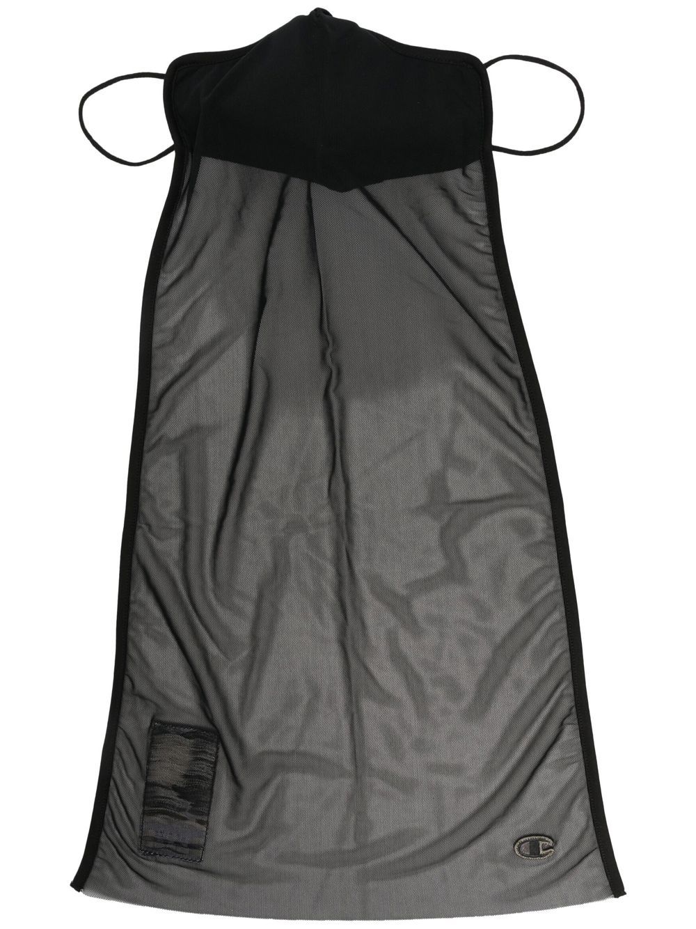 Rick Owens Logo-patch Veil Face Mask - Black | Editorialist