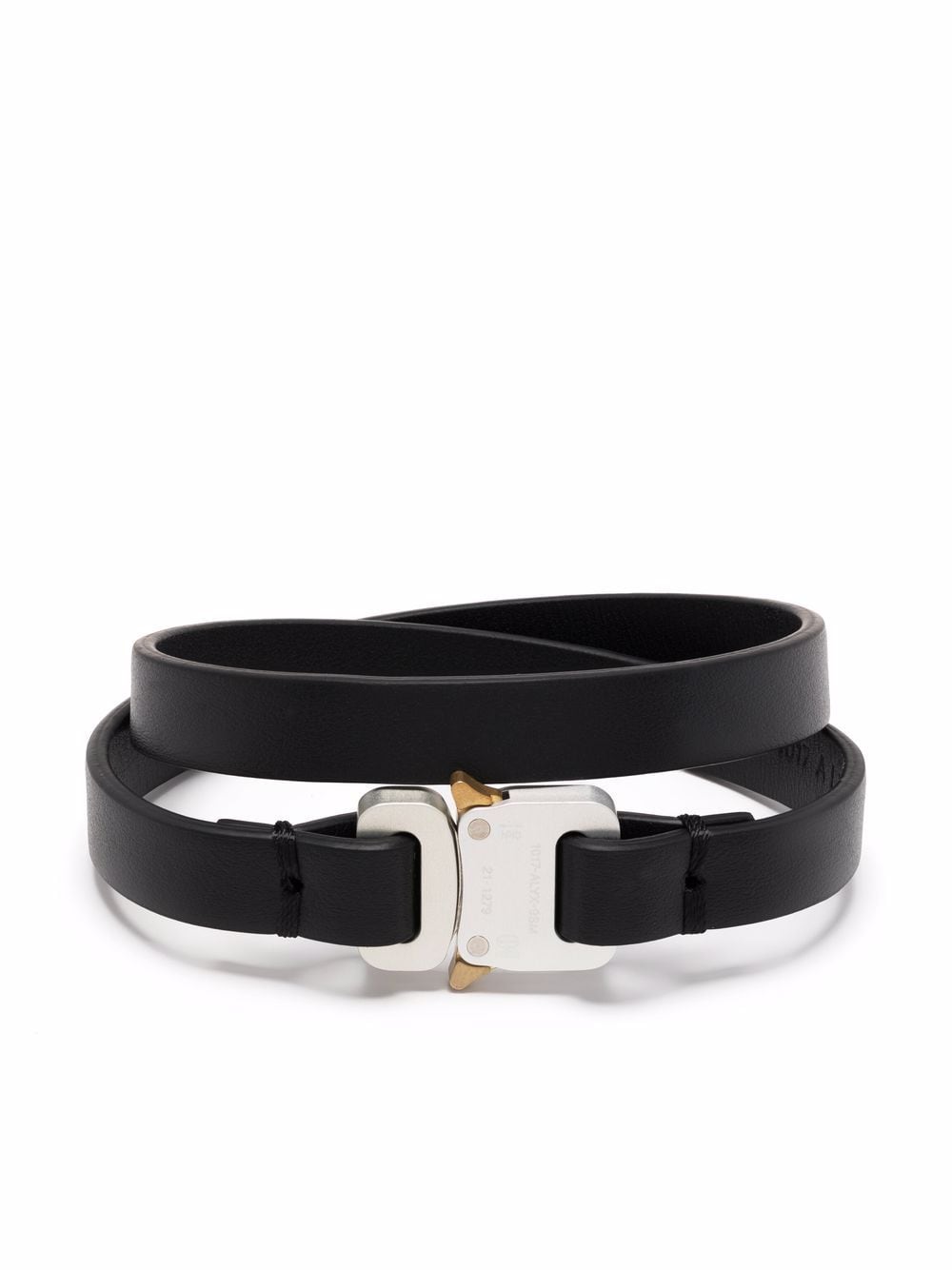 1017 Alyx 9sm Micro Buckle Cuff Bracelet In Black - 43% Off