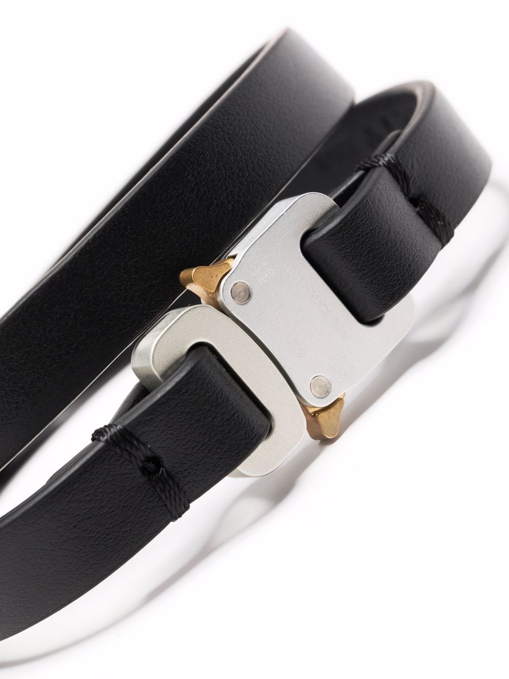 1017 Alyx 9sm Micro Buckle Cuff Bracelet In Black - 43% Off