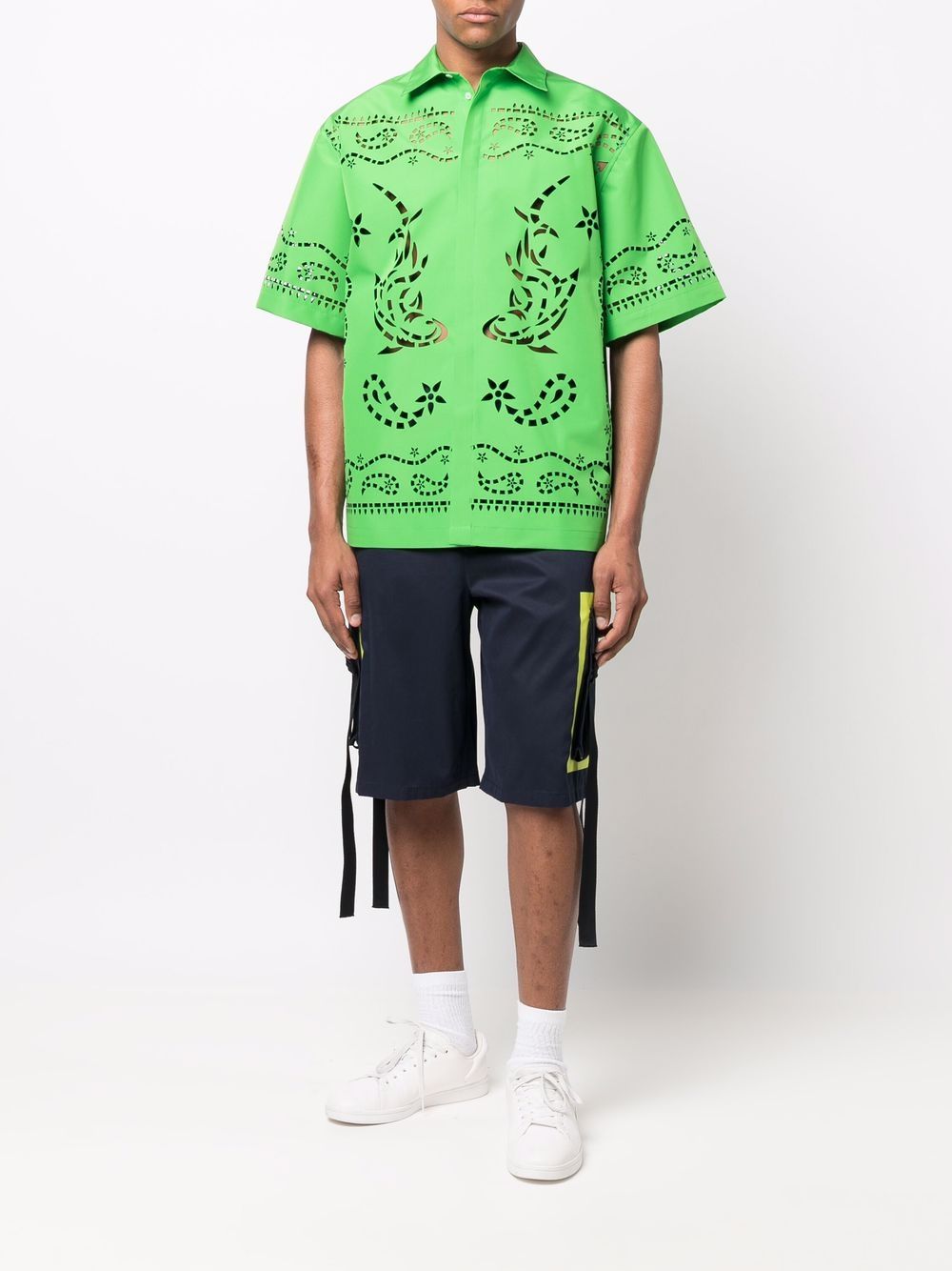 MSGM MSGM Tassel-Detail Knee-Length Shorts