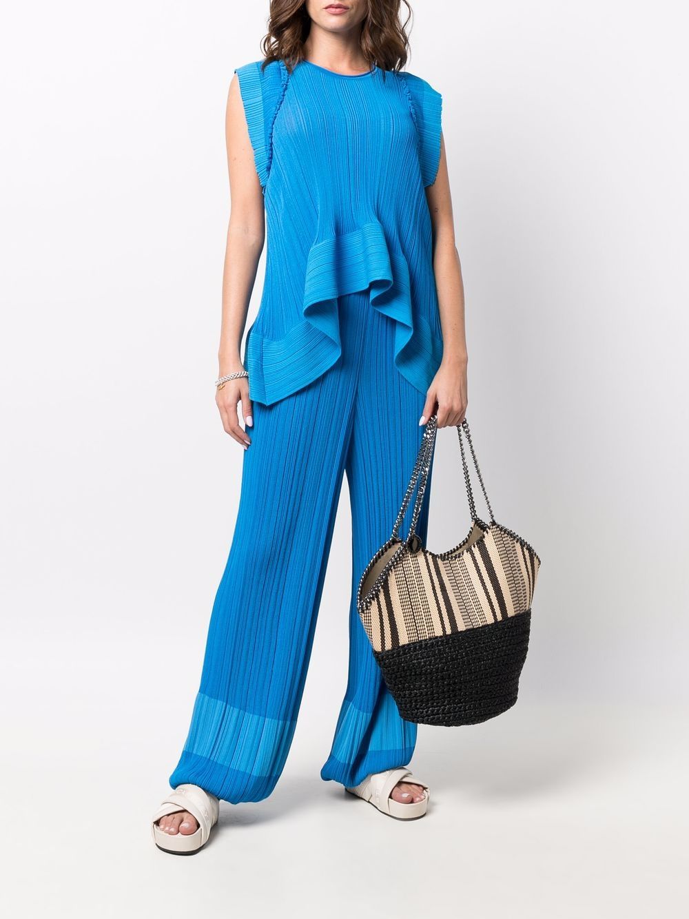 STELLA MCCARTNEY Stella McCartney Two-Tone Ribbed Top