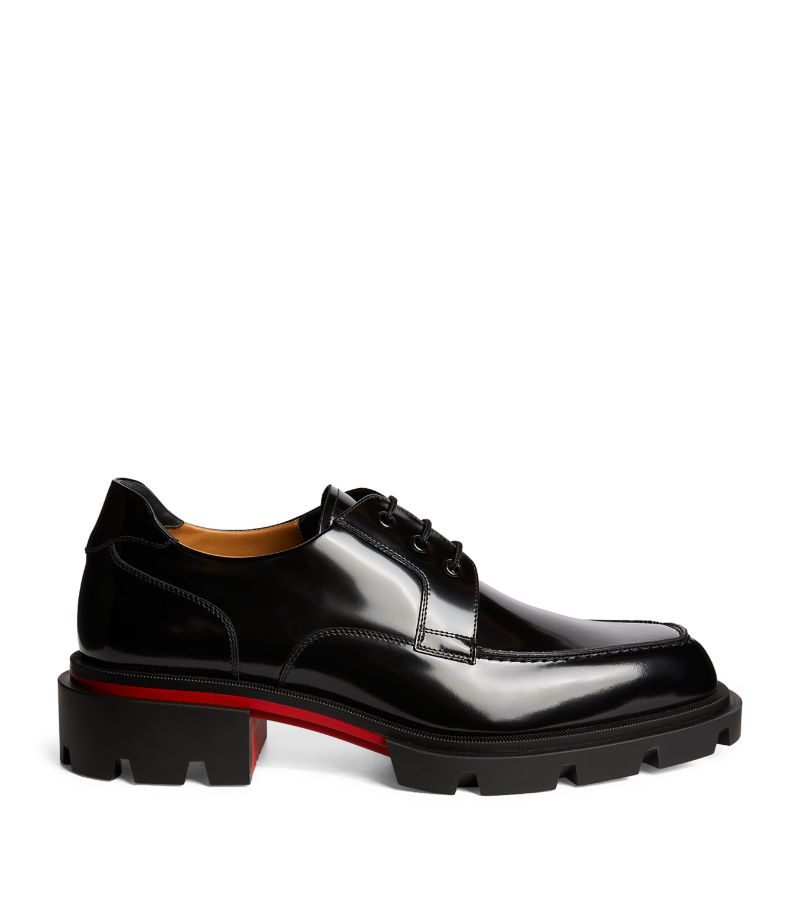 CHRISTIAN LOUBOUTIN Our Georges Terrazzo Derby Lace Up Oxford Flats \\\\ 44.5 Christian Louboutin Our Georges leather lace-up shoes  main image 3
