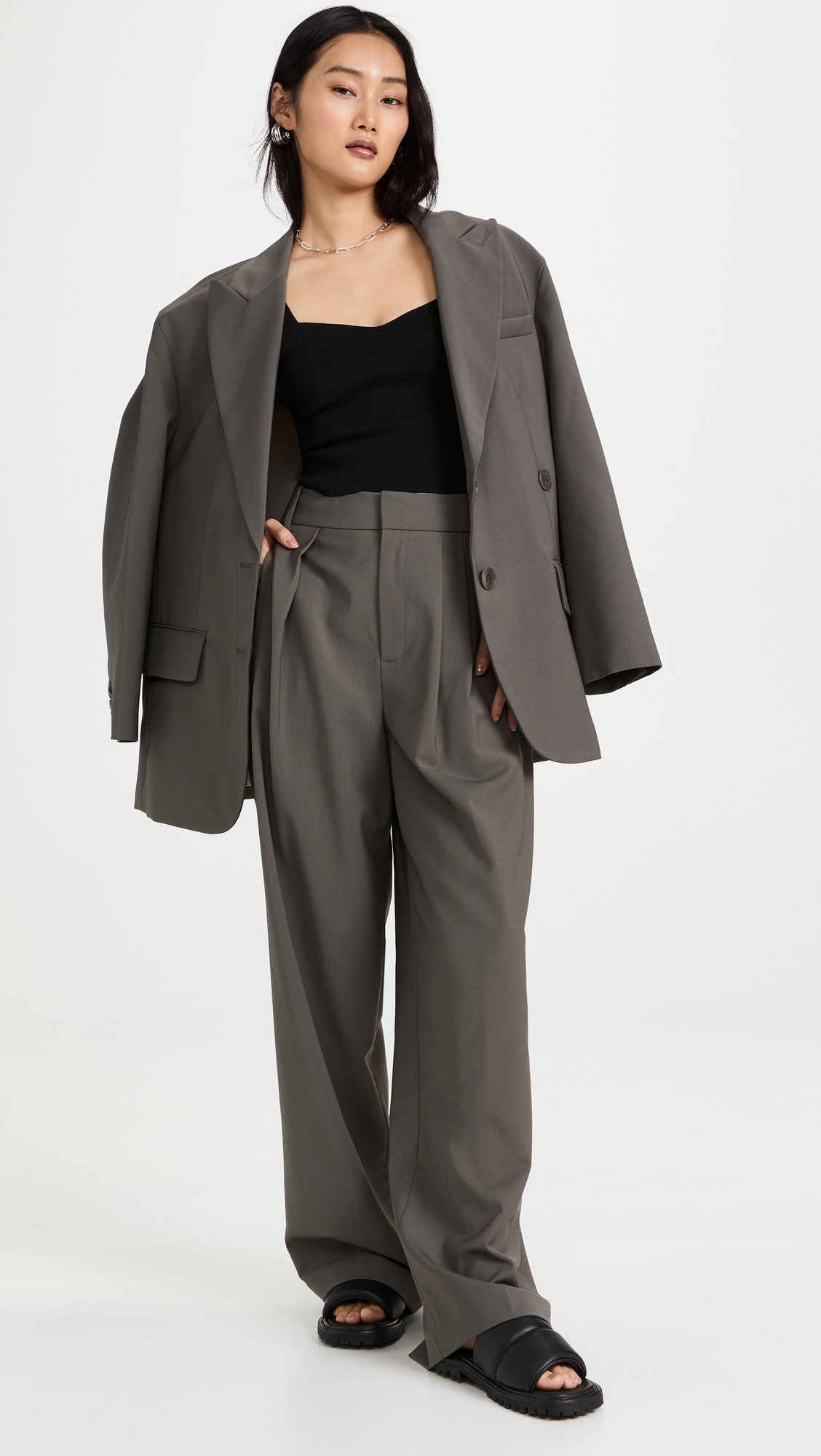 A.L.C. A.L.C. Jordana Cropped Top with Sweetheart Neckline