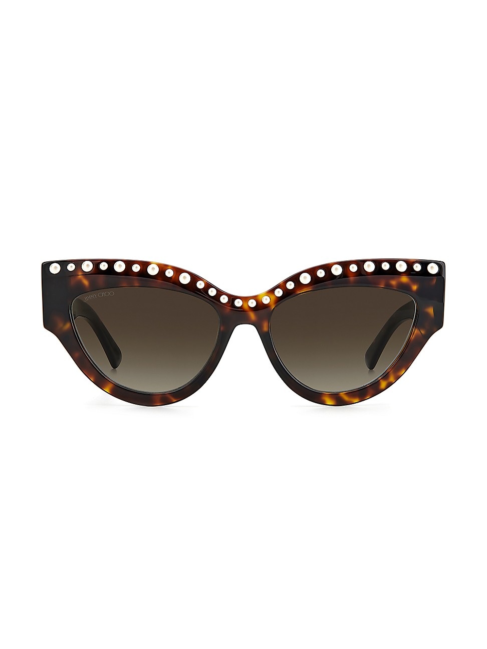 Jimmy Choo Sonja 55mm Cat Eye Sunglasses In Tortoise - 40  display picture 3